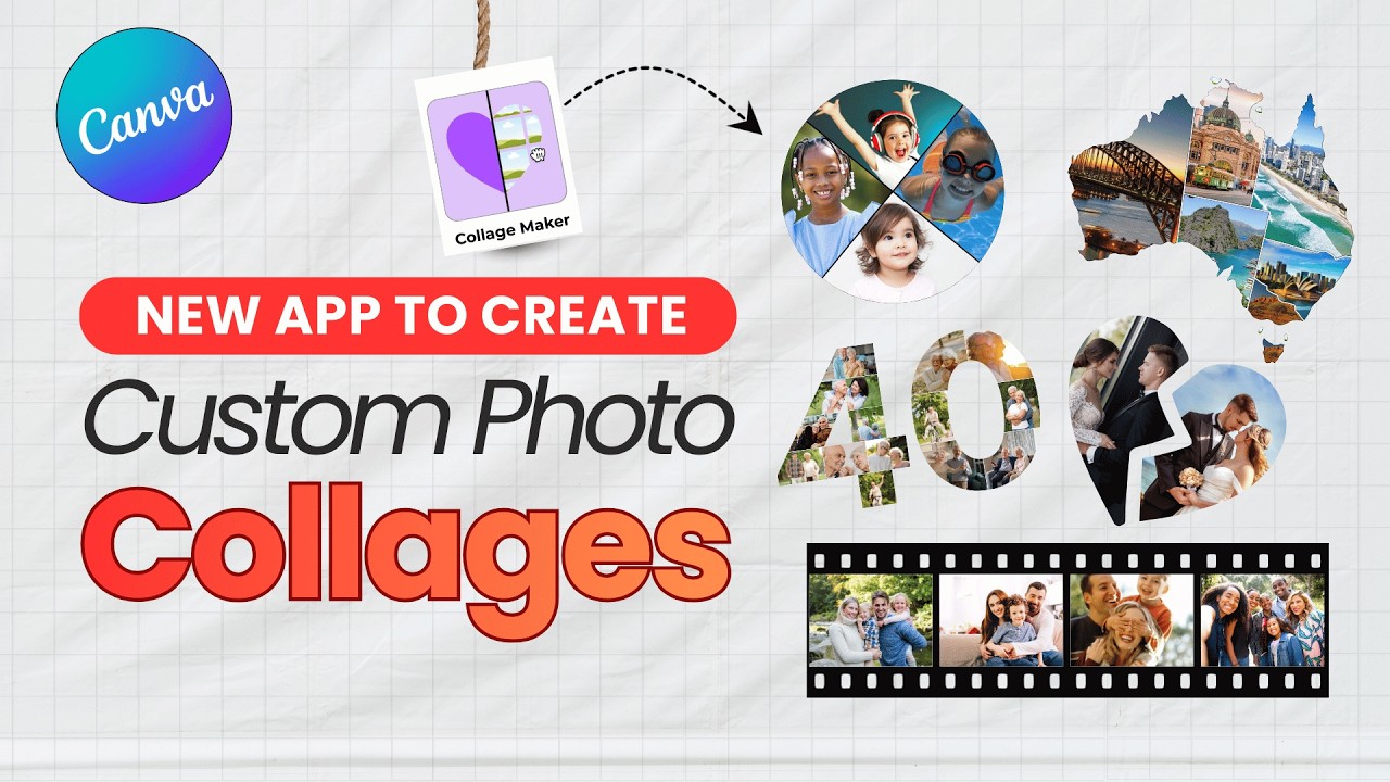 New Canva App: Collage Maker | Create Custom Photo Collages in Canva