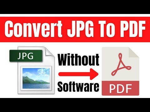 How To Convert JPG To PDF In Windows 10 | Convert JPEG To PDF Free & Without Software (Quickly)