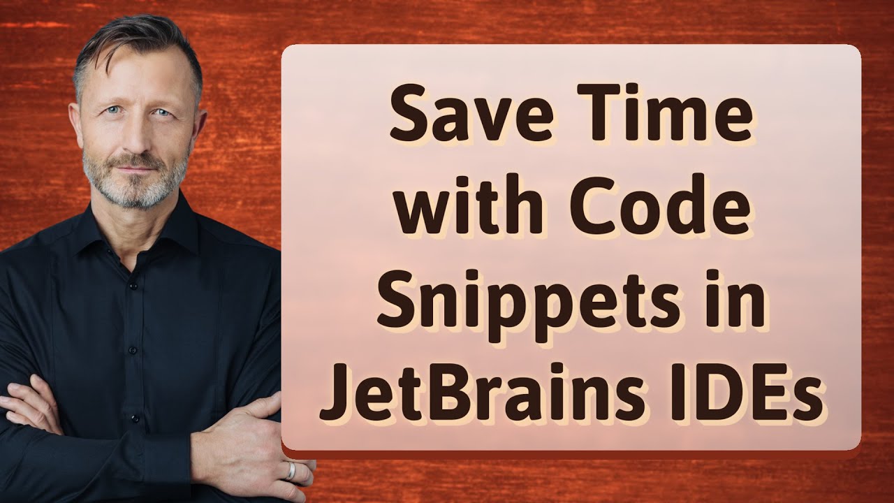 Save Time with Code Snippets in JetBrains IDEs