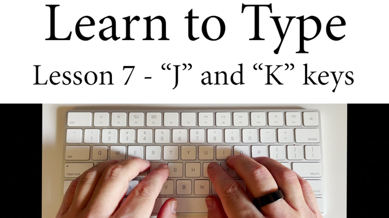 Learn to Type - Lesson 7 - The 
