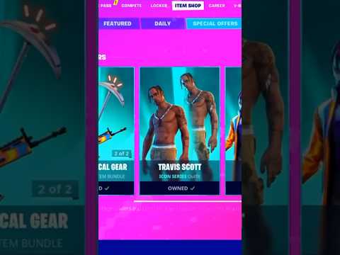 Fortnite Travis Scott Item Shop!