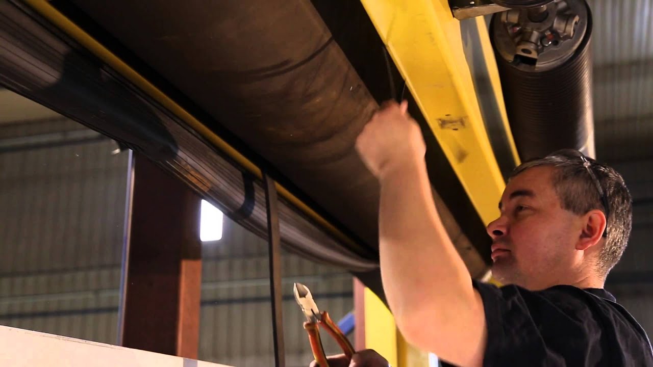 Indotech Doors Tech-Roll Installation