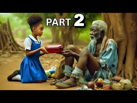 (PART 2) Kind Little School Girl Gave Her Lunch To A Homeless Old Man, Unaware He Is A Billionaire