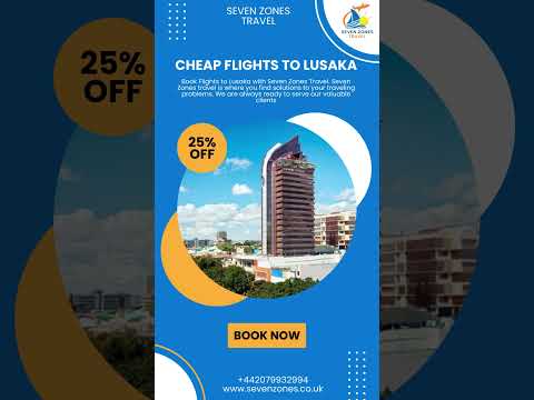 Book Cheap Flight to lusaka | #cheapflighttickets #travel #flight #lusaka