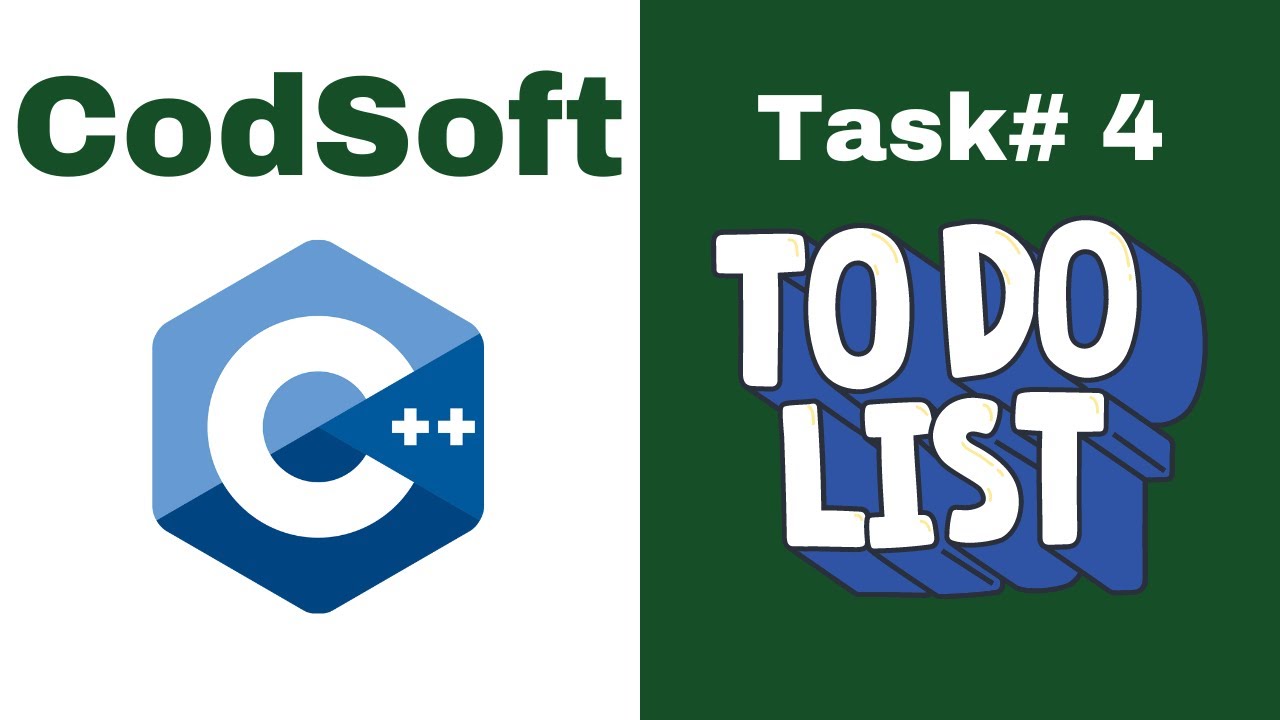 Task# 4 - To-Do List | CodSoft C++ internship | Computing Devotion