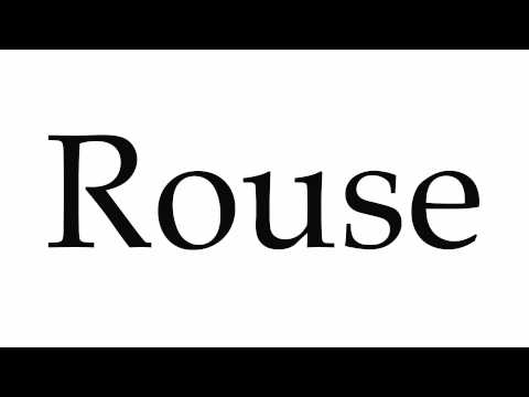 How to Pronounce Rouse