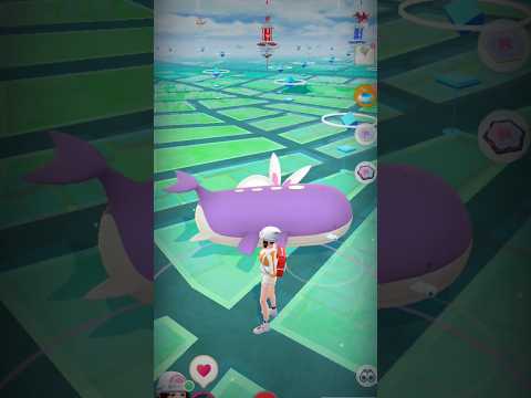 Got The Gaint Shiny Pokémon #shorts #shiny #catch #spawn #ultragoo #game #rare #special #evolve