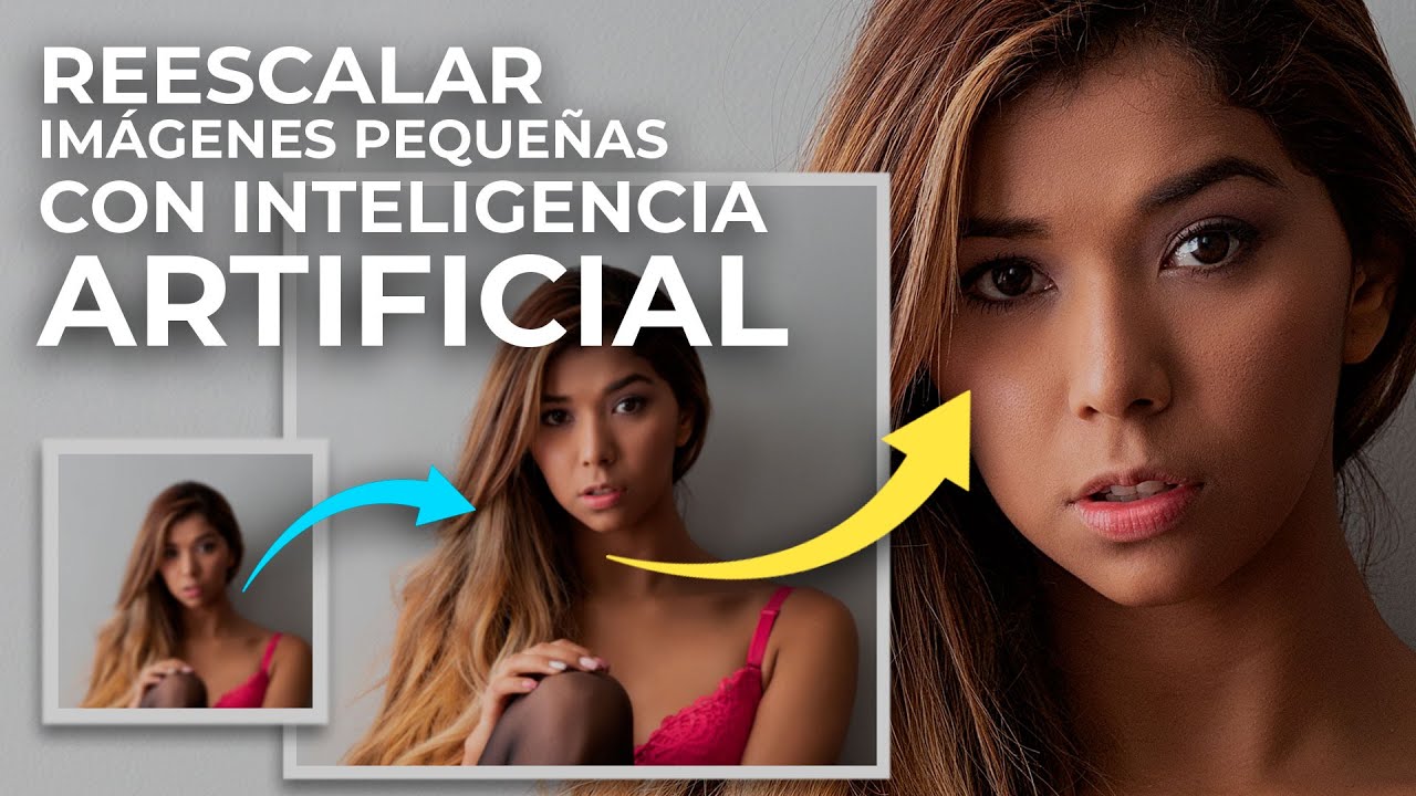 😮Reescalar imágenes pequeñas con Inteligencia Artificial😮