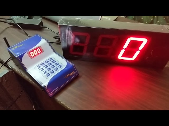 Token Display System - Wireless Token Display System With Bell Sound ...