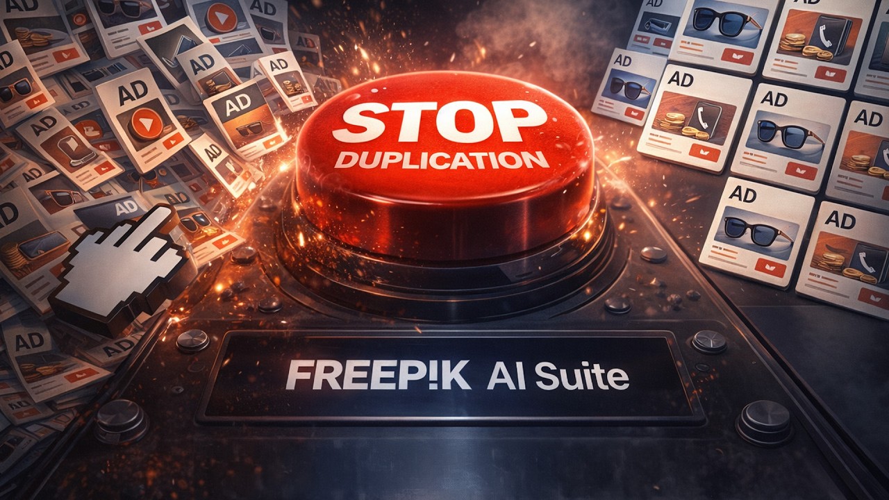 Turn 1 Ad Into 100 Variations (No Manual Duplication) – Freepik Lists