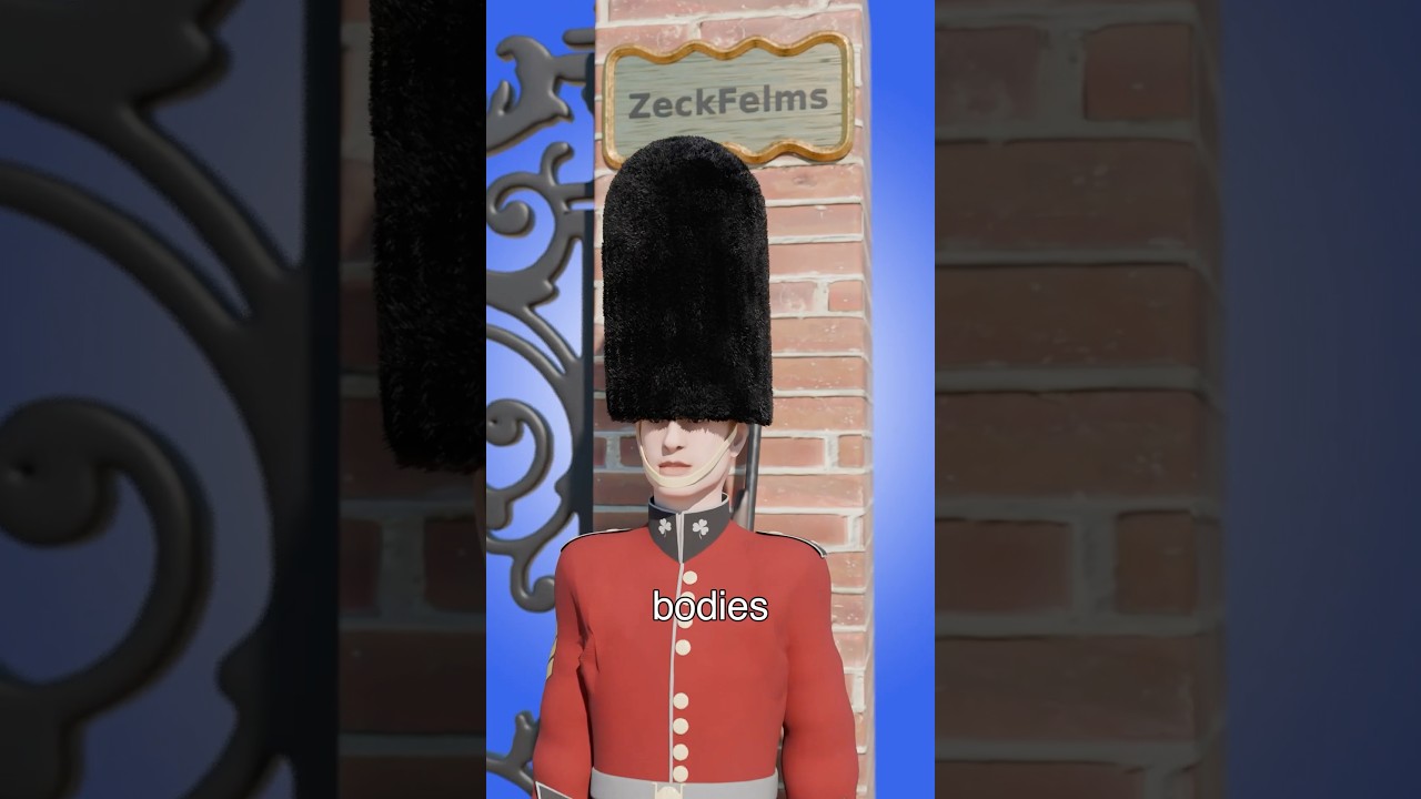 Why Royal Guards Wear Big Hats? 😱