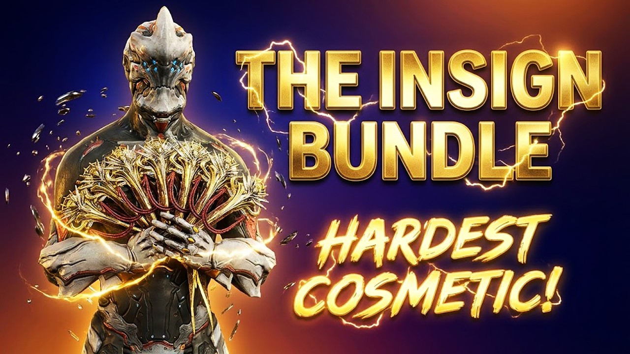 The HARDEST Cosmetic in Warframe History? The Insign Bundle Complete Evolution Guide