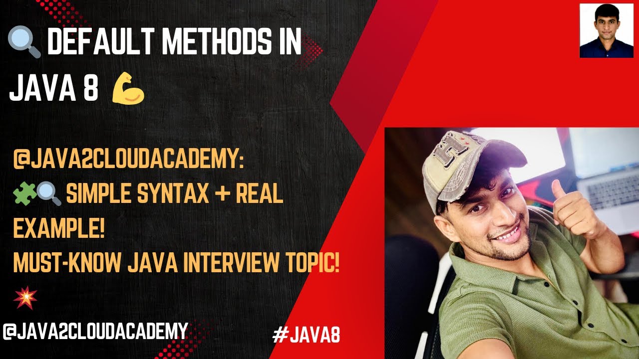 05. 🎬🔥 Java 8 Default Methods Explained with Syntax & Examples 🔥