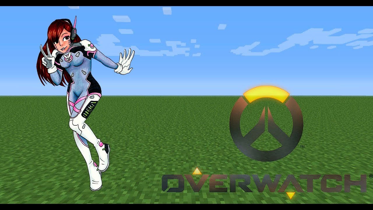 Minecraft: Pixel Art Tutorial:D.VA(Overwatch)