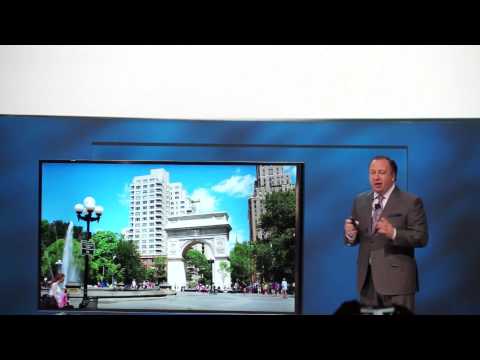 Samsung 105 inch UHD Bendable TV Announcement at CES 2014