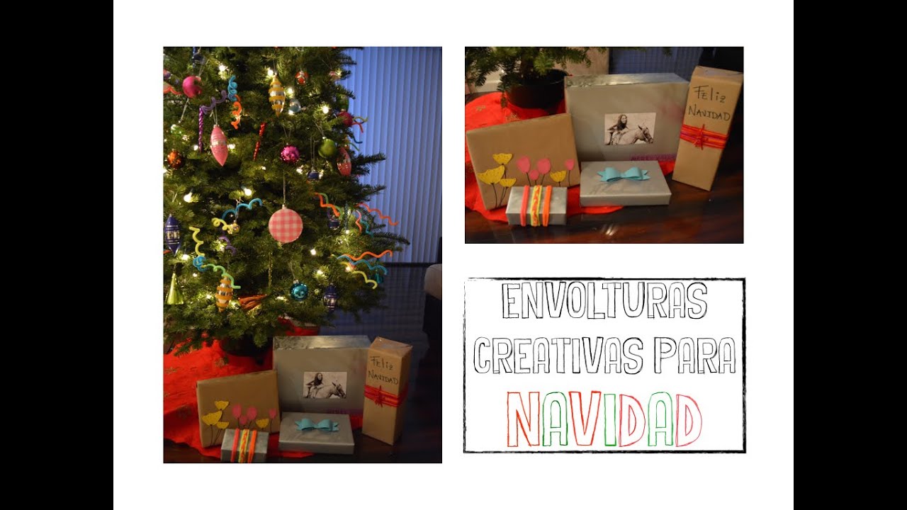 DIY | 5 envolturas creativas para Navidad ♥