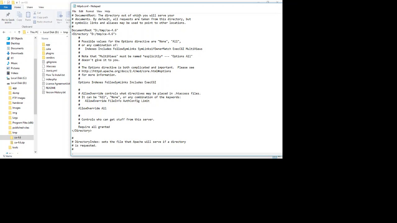 4 configuring apache httpd conf