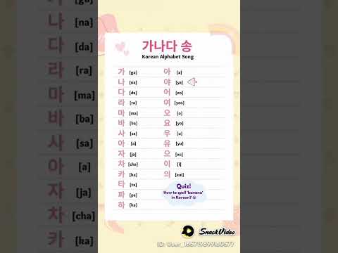 belajar abjad korea