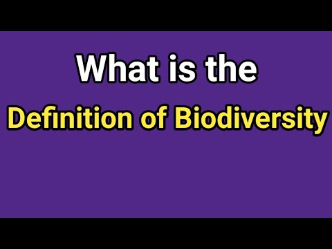What is the Definition of Biodiversity || a simple definition of biodiversity