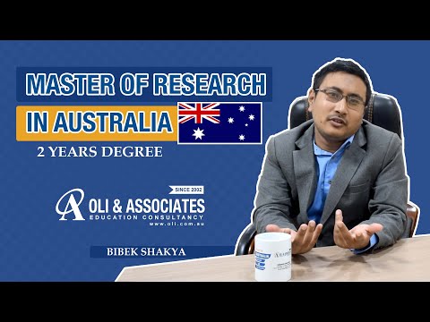 Study Master by Research in Australia || Oli and Associates || Study in Australia
