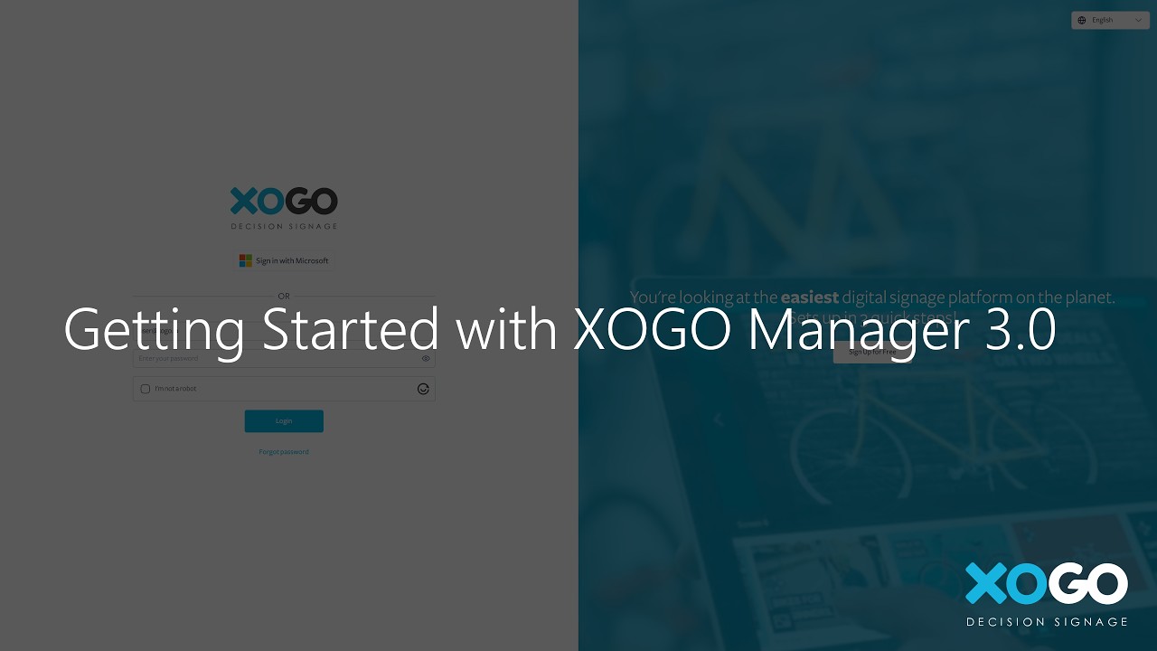 Getting Started with XOGO Manager 3.0