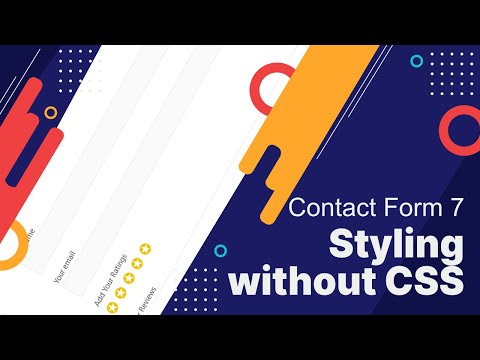 How to style your Contact Form 7 Form without CSS/Coding | Contact Form 7 Styler