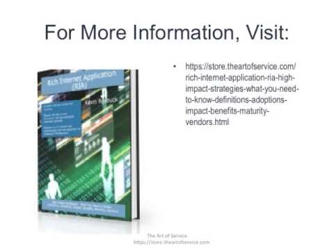 Rich Internet Application RIA High impact Strategies What You Need to Know Definitions Adopti