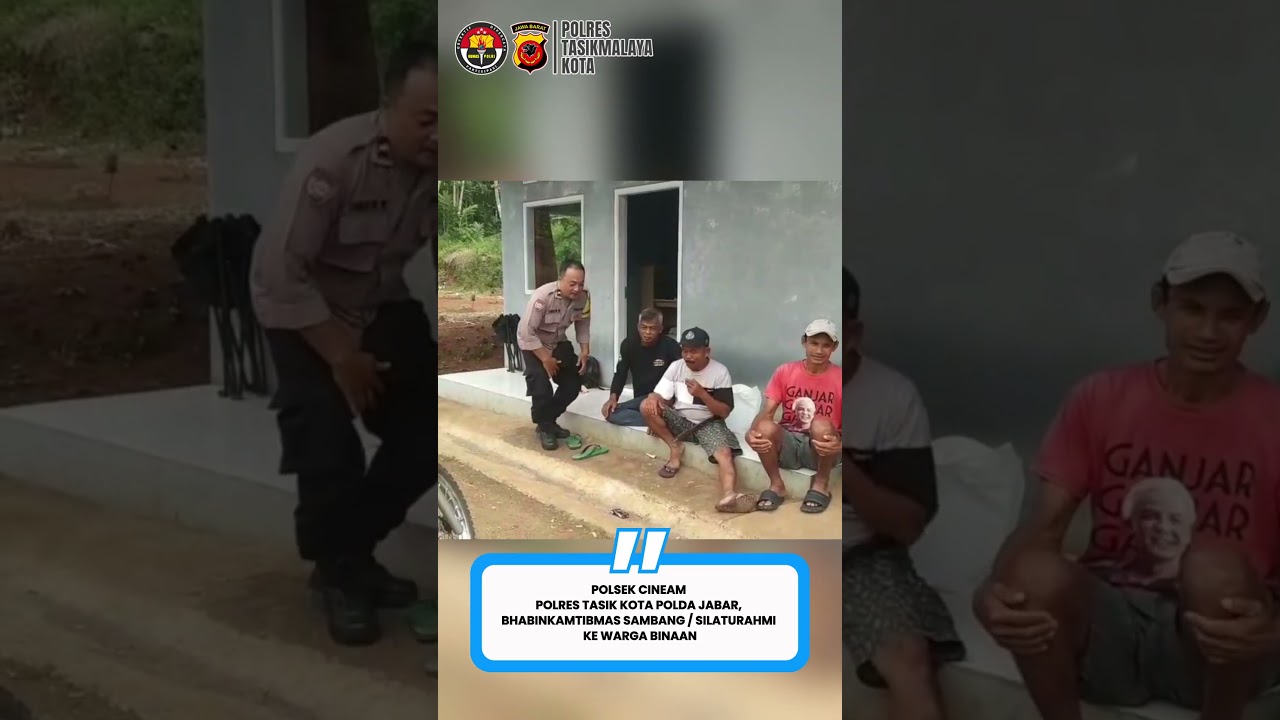 Polsek Cineam Polres Tasik Kota Polda Jabar, Bhabinkamtibmas sambang / silaturahmi ke warga binaan