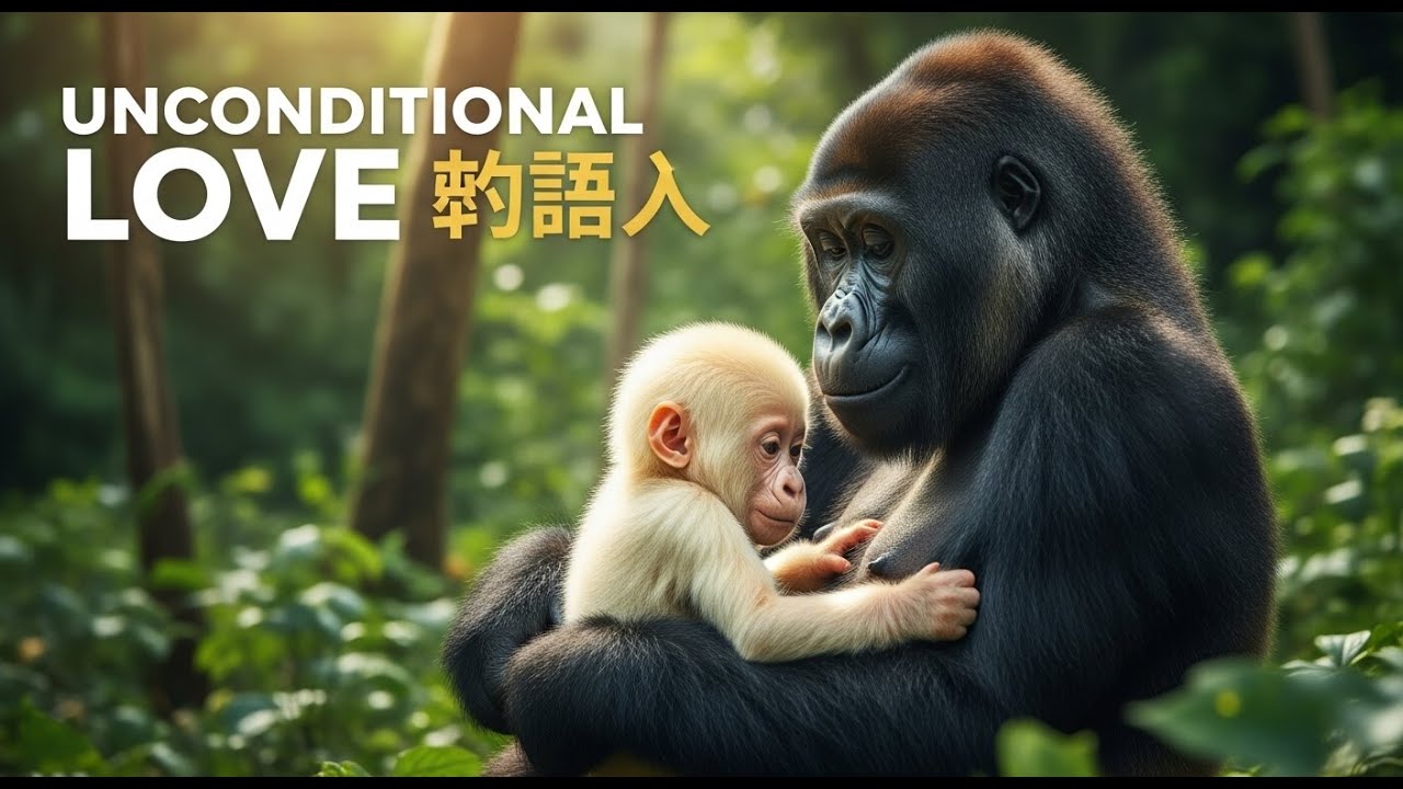 A Gorilla Mother’s Love: Accepting Her Albino Baby Against All Odds