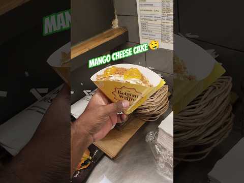 I Made Cheesecake Using Only Mangoes | Mango | #shorts #youtubeshorts #trending #food #waffle #yt