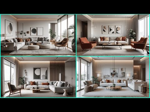 Minimalist Living Room Interior Design Ideas 2025 | Clean Contemporary Home Interior Inspiration