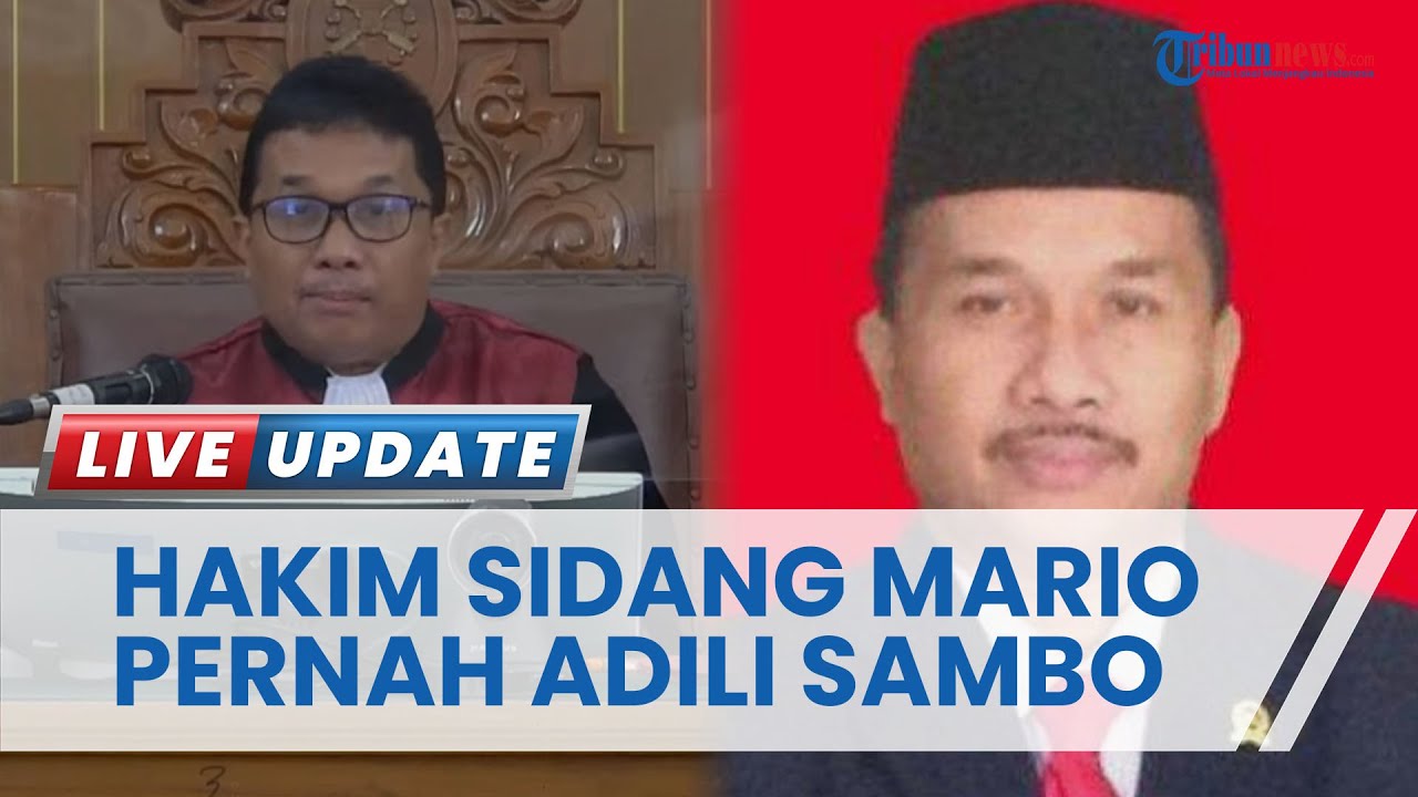 Sosok Alimin Ribut, Hakim Ketua Pimpin Sidang Mario Dandy, Rekam ...