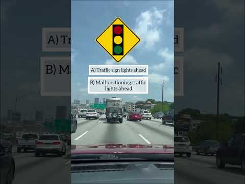 DMV Permit Practice Test Online: What does this sign mean? #roadsign #dmvtest #dmvpracticetest