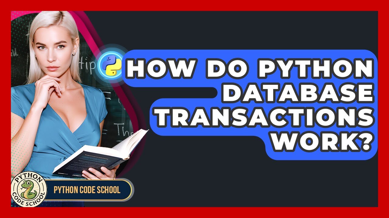 How Do Python Database Transactions Work? - Python Code School