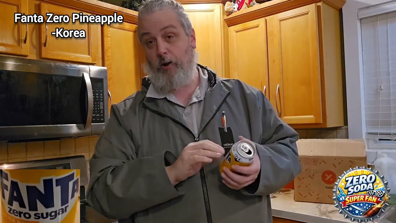 Zero Soda Super Fan Reviews Fanta Pineapple Zero Sugar from Asia #fanta #pineapple 