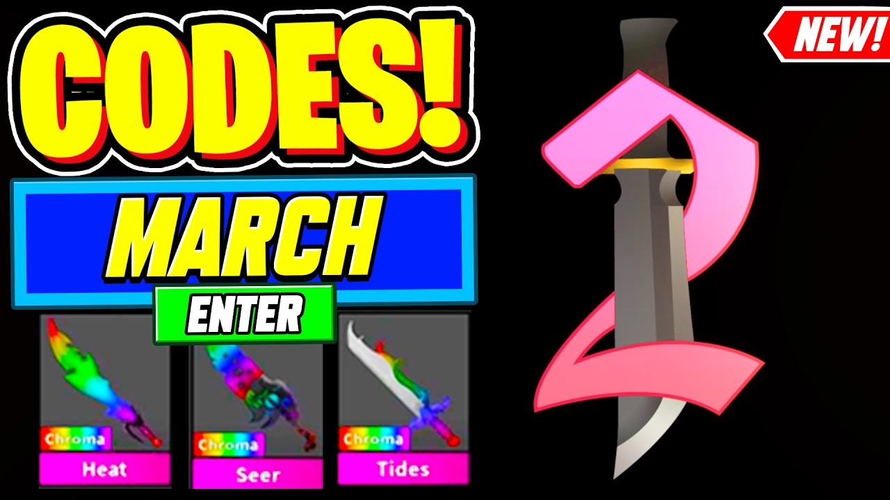 ⚠️New⚠️ ALL WORKING CODES For Murder Mystery 2 March 2026 - Roblox Murder Mystery 2 Codes 2026