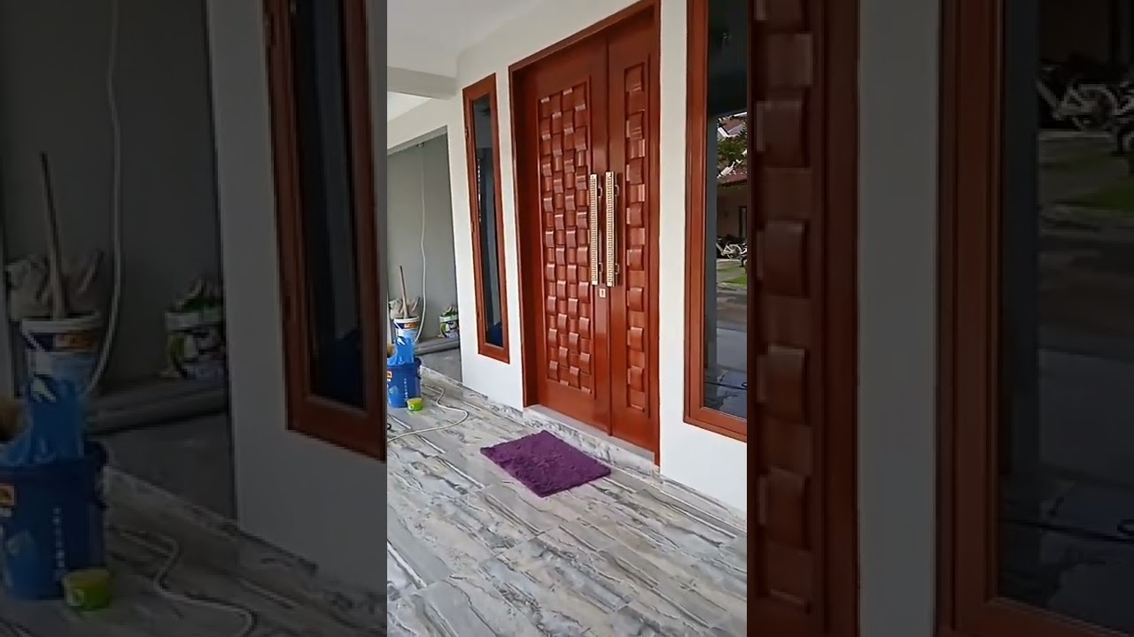 Desain pintu Minimal modern #shorts #rumah