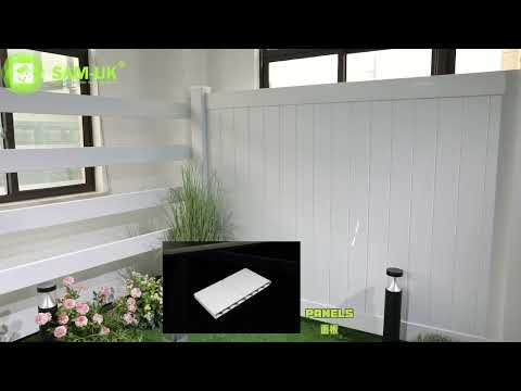 SAM-UK PVC Privacy Fence