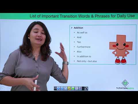 List of Important Transition Words & Phrases for Daily use