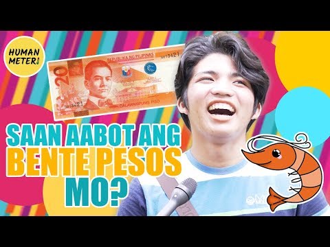 Filipinos Answer Tricky Questions Tagalog: Saan Aabot Ang Bente Pesos Mo? | HumanMeter