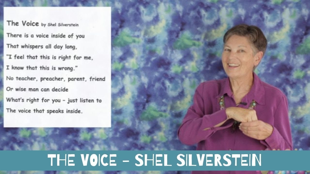 ASL Poetry Corner | The Voice - Shel Silverstein
