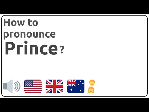How to pronounce Prince in english?