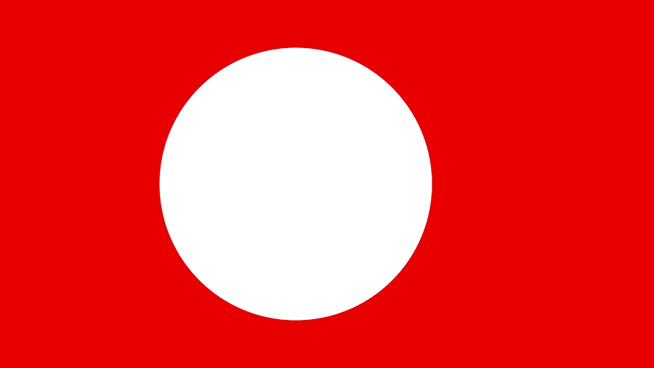 White Circle Red Background Right To Left
