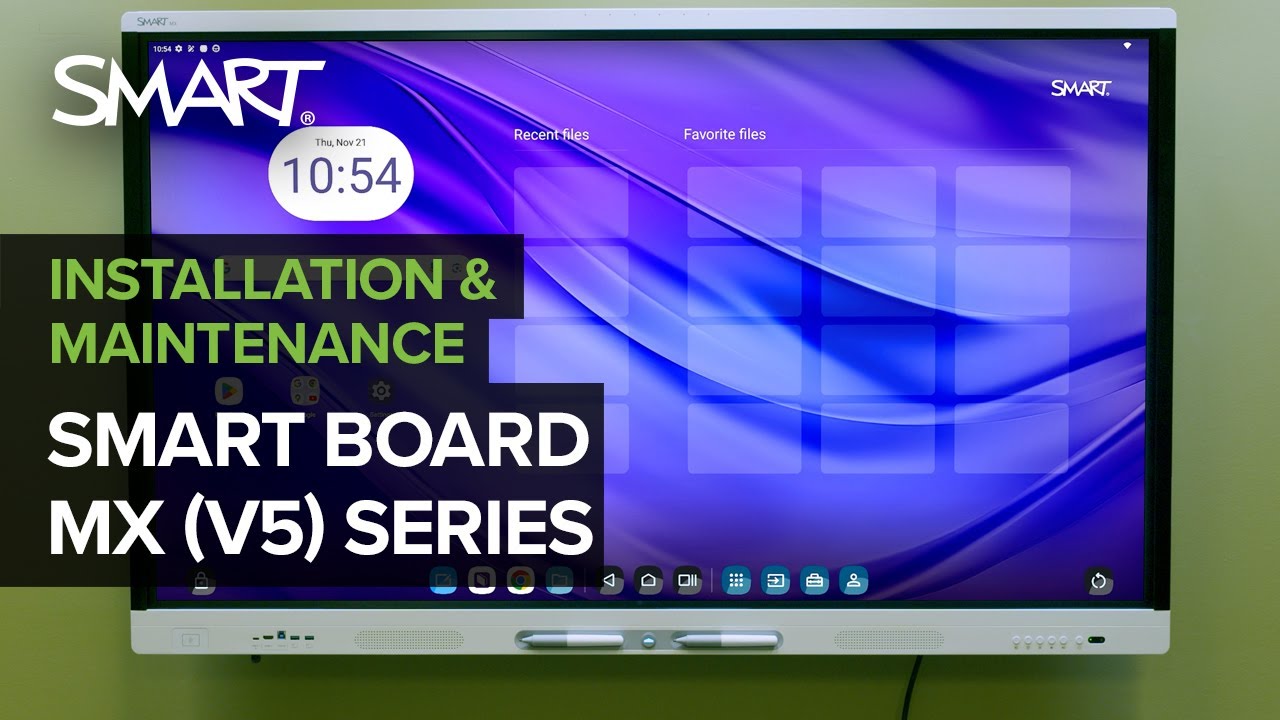 SMART Board MX (V5) Quick installation (2025)