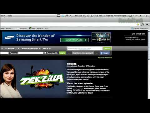 Guess The Font in Google Chrome and Firefox - Tekzilla Daily Tip