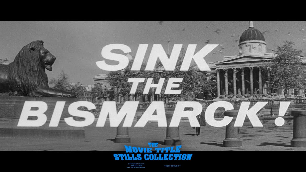 Sink the Bismarck! (1960) title sequence