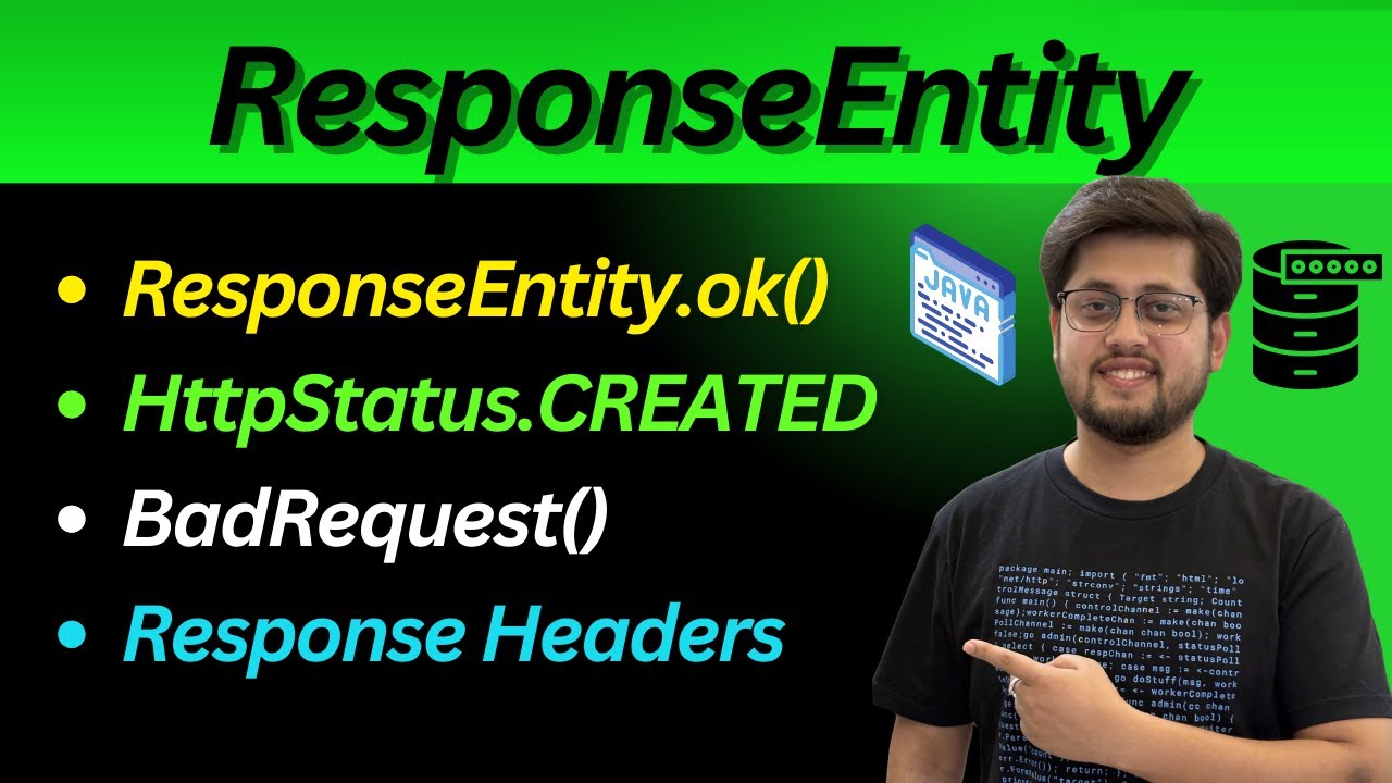 ResponseEntity in Spring Boot Explained | HttpStatus, Headers & Return Types