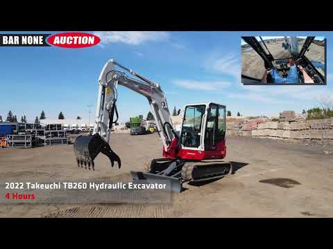 2022 Takeuchi TB260 Hydraulic Excavator