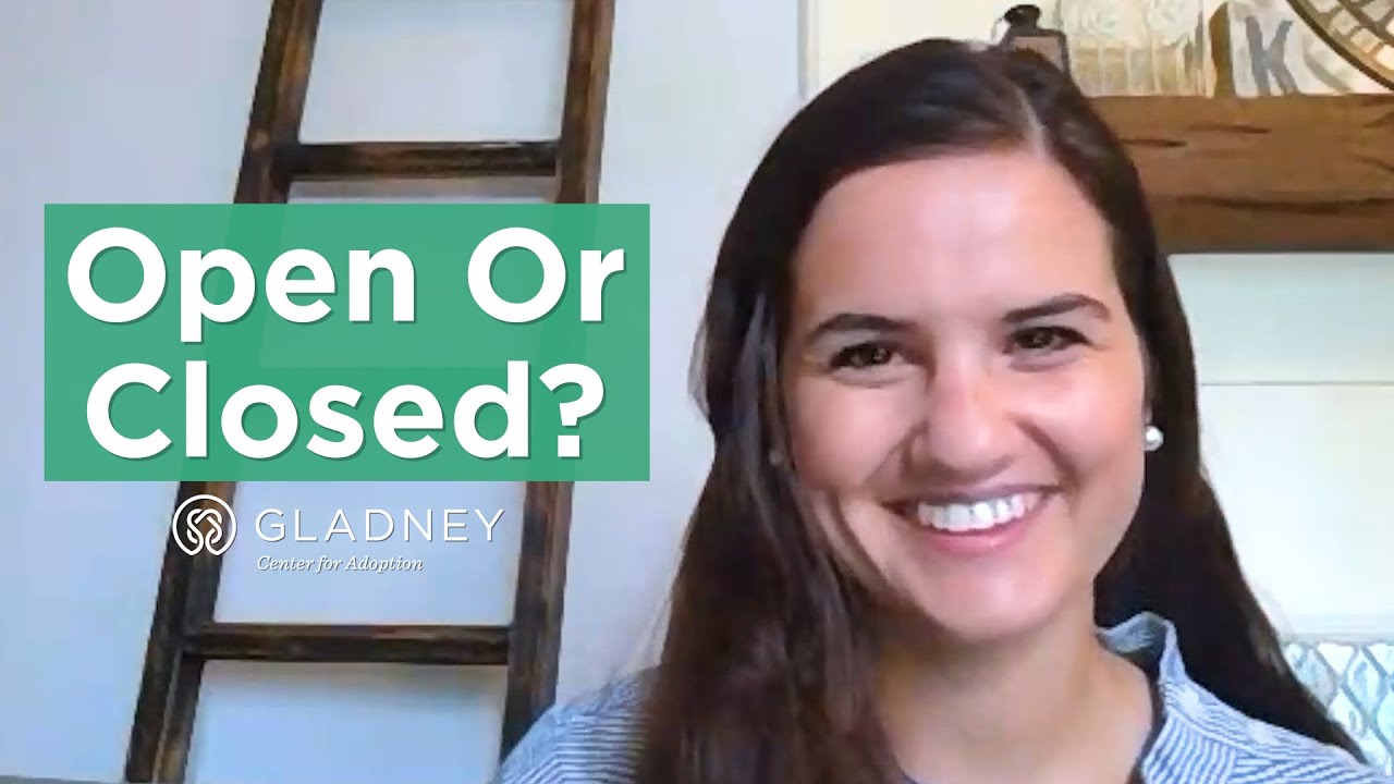 What is the difference between open and closed adoption?