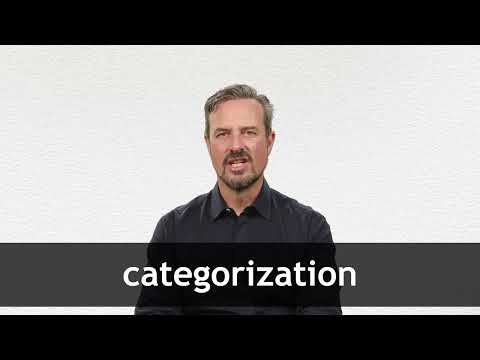 How to pronounce CATEGORIZATION in American English